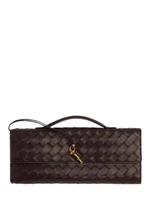 Bottega Veneta Andiamo Clutch - Red