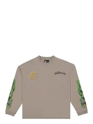 GODSPEED Biker Nation Long Sleeve T-shirt - Grey