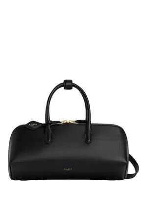 Alaïa Small Delta Bag In Box Calf Leather - Black