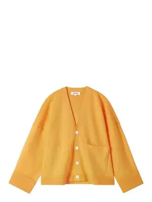 ENFOLD V-neck Cardigan - Orange