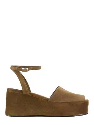 12 STOREEZ Fonda Platform Sandals - Green
