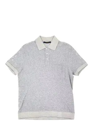 LOUIS VUITTON 2010-2020s Monogram Polo Shirt - Grey