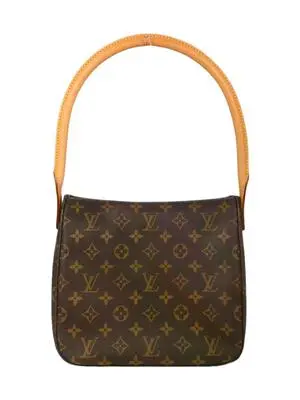 LOUIS VUITTON Louis Vuitton Monogram Canvas Looping Tote Bag Brown