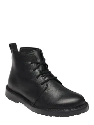 BIRKENSTOCK Uppsala Mid Natural Leather Boots - Black