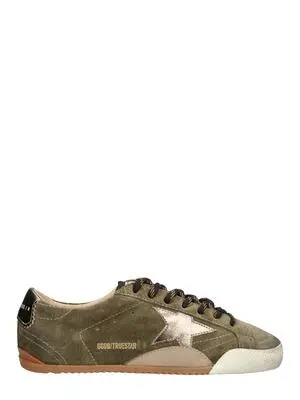GOLDEN GOOSE Suede True Star Sneakers - Green