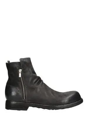 Officine Creative Suede Bulla Ankle Boots - Grey