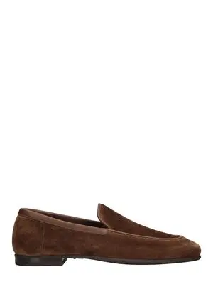 John Lobb Suede Tyne Ii Loafers - Brown