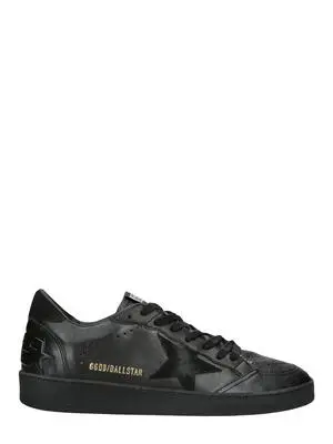 GOLDEN GOOSE Nappa Leather Ball Star Sneakers - Black