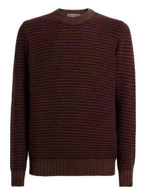 Corneliani Virgin Wool-cashmere Blend Sweater - Beige