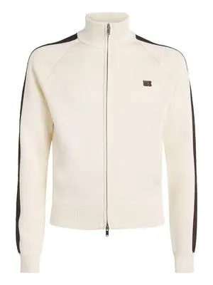 WALES BONNER Knitted Tide Track Jacket - Ivory