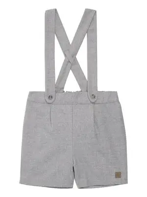 TARTINE ET CHOCOLAT Logo Patch Dungarees - Grey