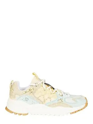 FLOWER MOUNTAIN Multimaterial Lace-up Sneakers - Multicolor