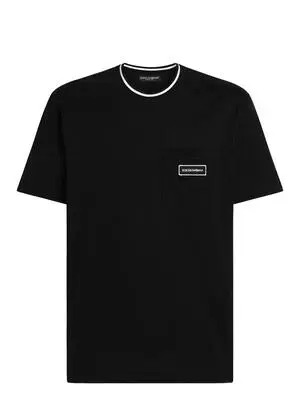 Dolce & Gabbana Short Sleeve Crew Neck T-shirt - Nero