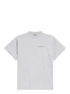 Balenciaga Balenciaga Oversized Cotton T-Shirt Grey