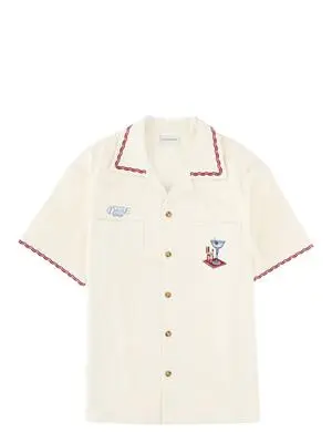 Drole De Monsieur Relaxed-cut "cocktail" Shirt - White
