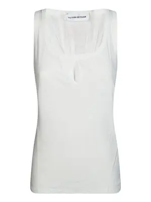 Victoria Beckham Split Tank Top - Bianco
