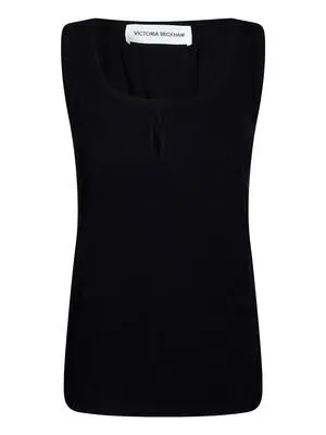 Victoria Beckham Split Tank Top - Nero