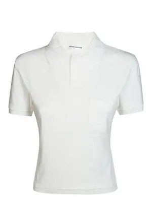 Victoria Beckham Tailored Polo Top - Bianco