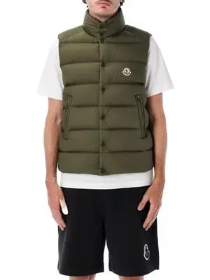 Moncler Down Quilted Vest - Verde