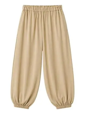 THE FRANKIE SHOP Lyocell Trousers - Beige