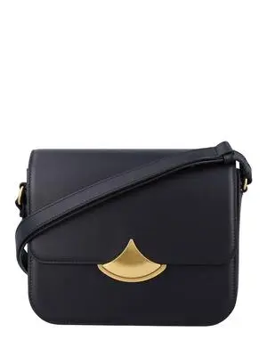 SESSUN Cowhide Leather Shoulder Bag - Nero