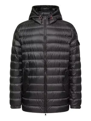Moncler Moncler Mini Ripstop Hooded Jacket Nero