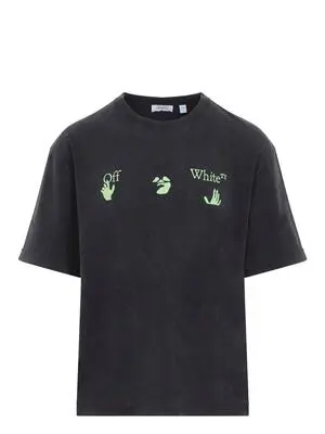 Off-White Tobacco Arrow Skate Short-sleeve T-shirt - Black
