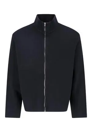 Our Legacy Zip Up Athletic Rib Sweater - Black