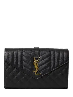 Saint Laurent Mini Leather Shoulder Bag - Nero