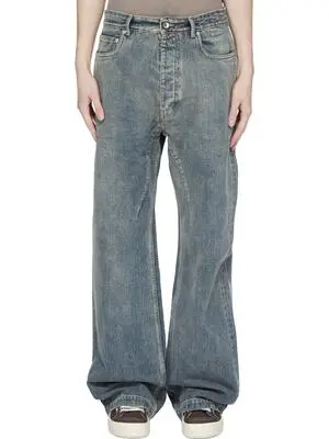 RICK OWENS RICK OWENS DRKSHDW Mid-Rise Loose-Fit Cotton Jeans