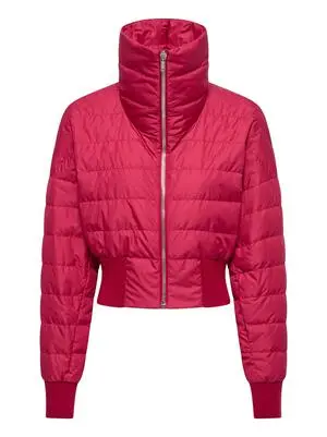 MONCLER MONCLER X RICK OWENS High Collar Zip Up Quilted Coat