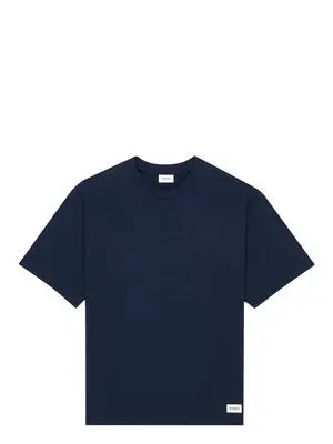 Saint Laurent SAINT LAURENT Crewneck Sweatshirt With Hip Patch Blu