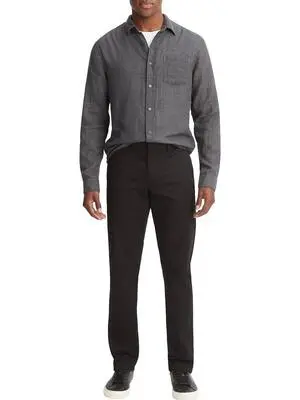 Vince Cotton Twill Griffith Chino Pant - Black