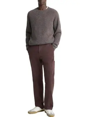 Vince Louie Relaxed Garment Dye Cotton Utility Pant - Oxblood