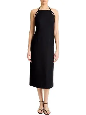 Vince Halter Apron Dress - Black