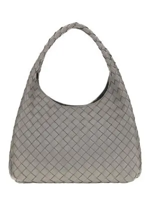 Bottega Veneta Campana Shoulder Bag - Grey