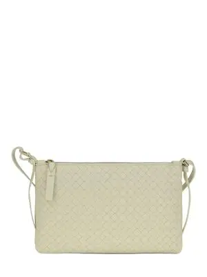 Bottega Veneta BOTTEGA VENETA Intrecciato Shoulder Bag Cream
