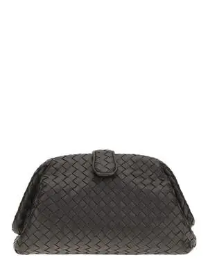 Bottega Veneta Small Lauren 1980 Clutch - Brown