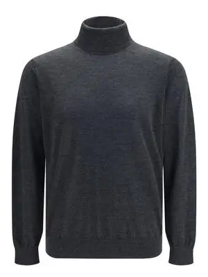 Giorgio Armani Cashmere Turtleneck Sweater - Grey