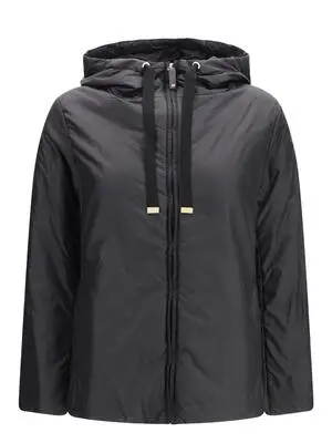 Max Mara Hooded Padded Jacket - Black