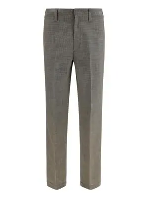 Prada Tailored Wool Trousers - Brown