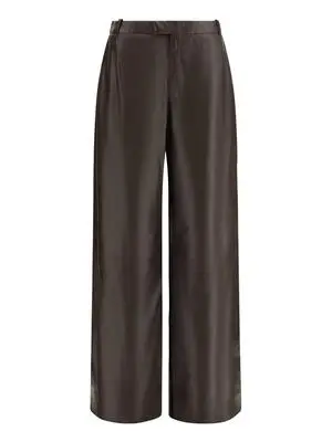 ARMA Leather Trousers - Brown