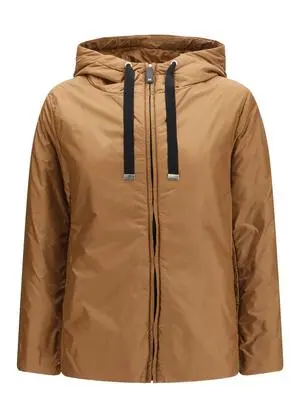 Max Mara Hooded Padded Jacket - Brown