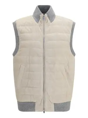 Brunello Cucinelli Padded Vest - Beige