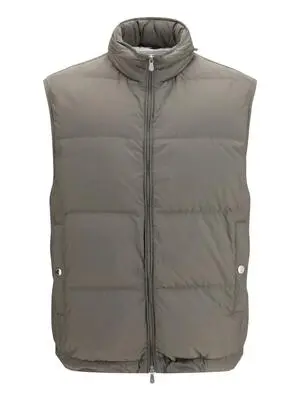 Brunello Cucinelli Padded Gilet - Grey