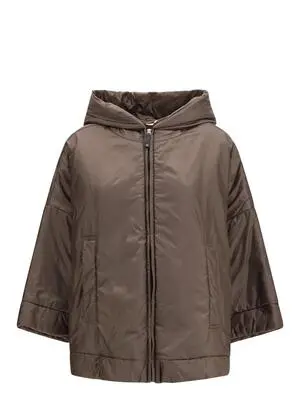 Max Mara Hooded Padded Jacket - Brown