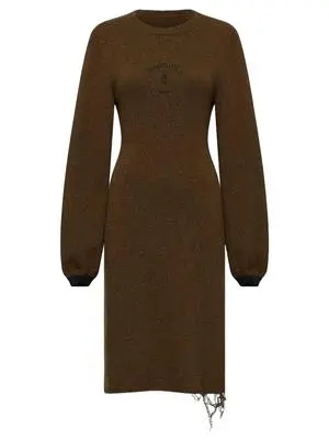 MAISON MARGIELA Knit Midi Dress - Green