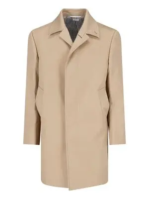 Thom Browne Cotton "mackintosh Bal" Jacket - Beige
