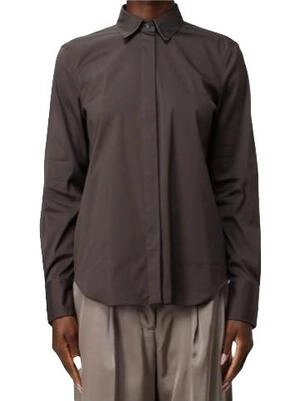 Brunello Cucinelli Long-sleeve Collared Shirt - Black