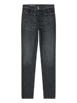 DIESEL® D-definitive Tapered Leg Jeans - Black/dark Grey